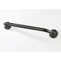 China black Anti-slip Bathroom Safety Stainless Steel Grab Bar Elderly Bathtub Handrail Metal Safety Handle Bars WC Grab Rail for sale
