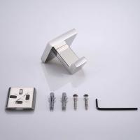 China Bathroom Accessories Wall Mounted SUS304 Chrome Stainless Steel Towel Robe racks for sale