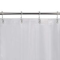 China Double Shower Curtain Rings Stainless Steel Rustproof Metal Hooks for Bathroom Shower Rods Curtains for sale