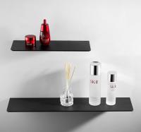 China Bathroom Accessories Adhesive No Drilling Rack SUS304 Stainless Steel Black Organizer Storage Shelves for sale