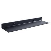 China Bathroom Accessories Adhesive No Drilling Rack SUS304 Stainless Steel Black Organizer Storage Shelves for sale