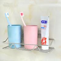 China Bathroom Shelf Organizer Storage Kitchen Rack with Traceless Transparent Adhesive No Drilling SUS304 Stainless Steel for sale