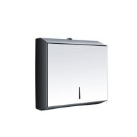 China Hotel Toilet Accessories single Hand Roll Towel Dispenser 304 stainless steel paper Wall Mounted bathroom set for sale