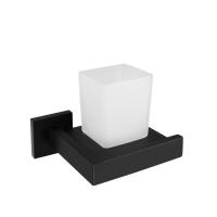 China black Bathroom Accessories Toilet Brush Holder Stainless Steel Wall Mounted Paper Dispenser for sale