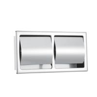 China Hotel bathroom accessories Wall Mounted Double toilet tissue roll holder Wall Mounted Double Toilet Tissue Paper Dispens for sale