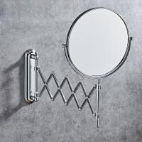 China 6 INCH Decorative Wall Adjustable Mirror Folding Bathroom Mirror Telescopic Double Side Mirror for sale