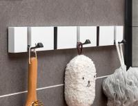 China Wall Mounted Coat Rack Bamboo Wall Coat Rack Hooks Coat Hat Hanger Hooks Over Door Bathroom Hook Hanger for sale