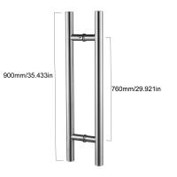 China Free shipping Stainless steel shower handle glass door handle for shower pull handle for sale