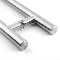 China Free shipping Stainless steel shower handle glass door handle for shower pull handle for sale