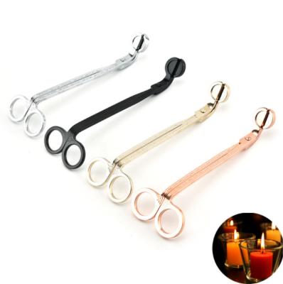 China Stainless Steel 7 inch Candle Wick Trimmer Wick Cutter Candle Scissor Cutter for sale