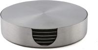 China Modern Stainless Steel Round Coasters for for hot or cold drinks for sale