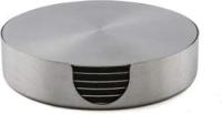 China Modern Stainless Steel Round Coasters for for hot or cold drinks for sale