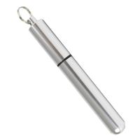China Pocket Toothpick Holder Metal Pill Case with Key Ring Portable Toothpick for sale