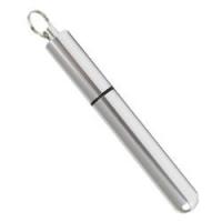 China Pocket Toothpick Holder Metal Pill Case with Key Ring Portable Toothpick for sale