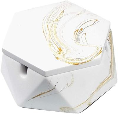 China Japanese Smokeless Cigarette Ashtray with Lid  Stainless Steel Ash Trays Covered Windproof for sale