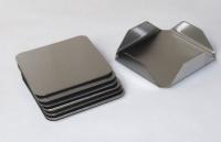 China Kitchen Accessories sets Stainless Steel Coaster Pot Pad Anti-scalding Drinks Round Square Coffee Coaster for sale