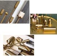 China Candlestick Holders for Pillar Candles Gold Metal Candle Holders Set for sale