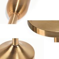 China Candlestick Holders for Pillar Candles Gold Metal Candle Holders Set for sale