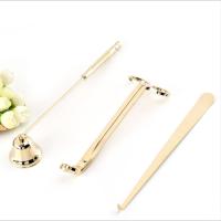 China Candle Wick Trimmer Candle Snuffer & Candle Accessory Set  Rose Gold for sale