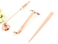 China Candle Wick Trimmer Candle Snuffer & Candle Accessory Set  Rose Gold for sale