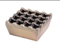China Bronze 16 Grids Vintage Metal Small Cigar Ashtray Novelty Fashion Windproof Cigarettes Ashtray for sale