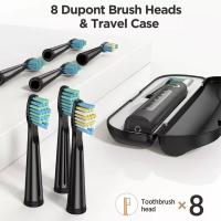 China Waterproof IPX7 Electric Sonic Toothbrush 3.7V Rechargeable Toothbrush for sale