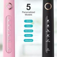 China Waterproof IPX7 Electric Sonic Toothbrush 3.7V Rechargeable Toothbrush for sale