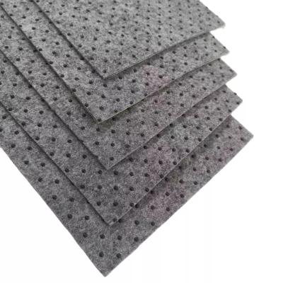 China PVC Point Non Woven Composite Needle Punched Felt Fabric Non Slip Carpet Backing Cloth for sale