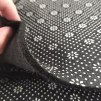 China PVC Point Non Woven Composite Needle Punched Felt Fabric Non Slip Carpet Backing Cloth for sale