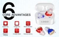 China Mini Invisible CIC Ear Hearing Aids Personal Rechargeable Amplifier For Hearing Impaired for sale