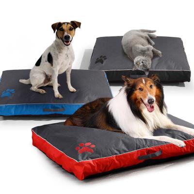 China High quality  waterproof oxford cloth non slip bottom dog cushion bed for sale