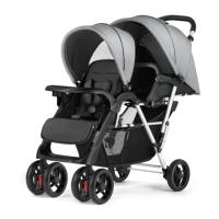 China Oxford Baby Sport Stroller For Twins 7-36 Months for sale