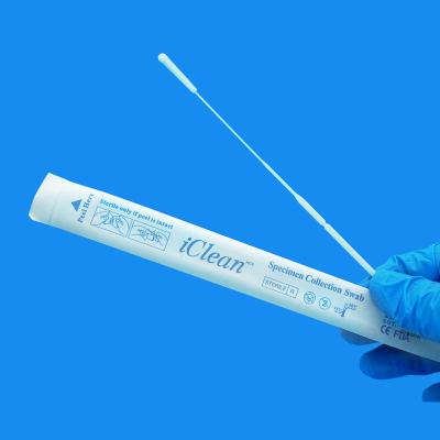 China Nylon Flocked Nasal Nasopharyngeal Swab 90mm 1 Person for sale