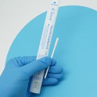 China Sterile Foam Swab Antigen Rapid Self Test Kit Disposable Sponge Swab 77mm for sale