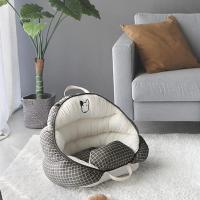 China Luxury Dog Bed Cushion Pp Cotton Filled Carrier Portable Dog Car Safety Seat Bed for sale