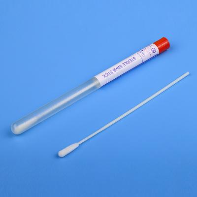China 1 Person Oropharyngeal Nylon Flocked Swab Oropharyngeal Nylon Flocked Swab With Tube for sale