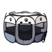 China pet cushion bed luxury mesh breathable foldable carrier portable large tent pet playpen for sale