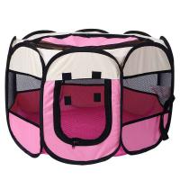 China pet cushion bed luxury mesh breathable foldable carrier portable large tent pet playpen for sale