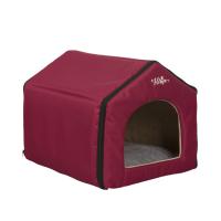 China Oxford Fabric Dog Bed Luxury Warm Heated Small Dog House Pet Cushion for sale