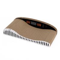 China Corrugated Paper Piano Pet Bed Cushion Corrugated Pet Cat Scratcher Board for sale