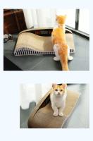 China Corrugated Paper Piano Pet Bed Cushion Corrugated Pet Cat Scratcher Board for sale