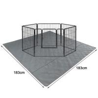 China Oxford Anti Tear Pet Floor Mat Dog Play Crate Pee Training Waterproof for sale