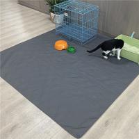 China Oxford Anti Tear Pet Floor Mat Dog Play Crate Pee Training Waterproof for sale