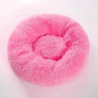 China Custom Color Autumn Winter Thickened Plush Donut Pet Bed Cushion For Cat Rest for sale
