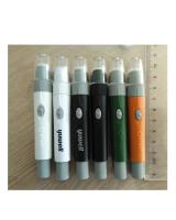 China Class 1 ABS Adjustable  Blood Lancet Pen Hospital Home for sale
