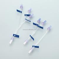China IV infusion multi-way extension tube with needle free connector/needless connector for sale