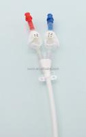 China Short term Hemodialysis catheter, hemodialysis kit, single double triple lumen for sale