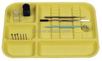 China Autoclavable dental divided instrument plastic tray for sale