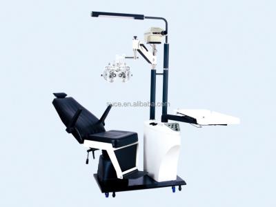 China Ophthalmic refraction chair unit, optometry table and chair leather seats for sale