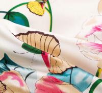 China Eco Friendly Pure Lightweight Silk Fabric  For Clothing Or Pillowcase for sale